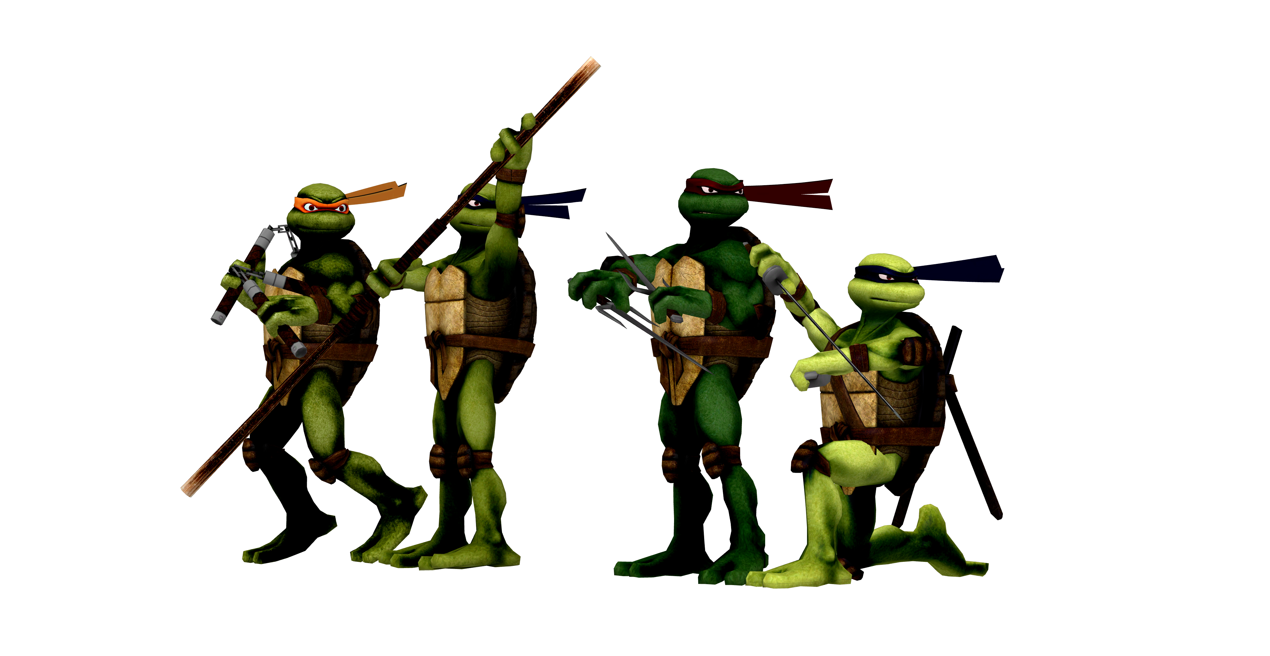 XnaLara Models - Dark TMNT by SilverMoonCrystal on DeviantArt