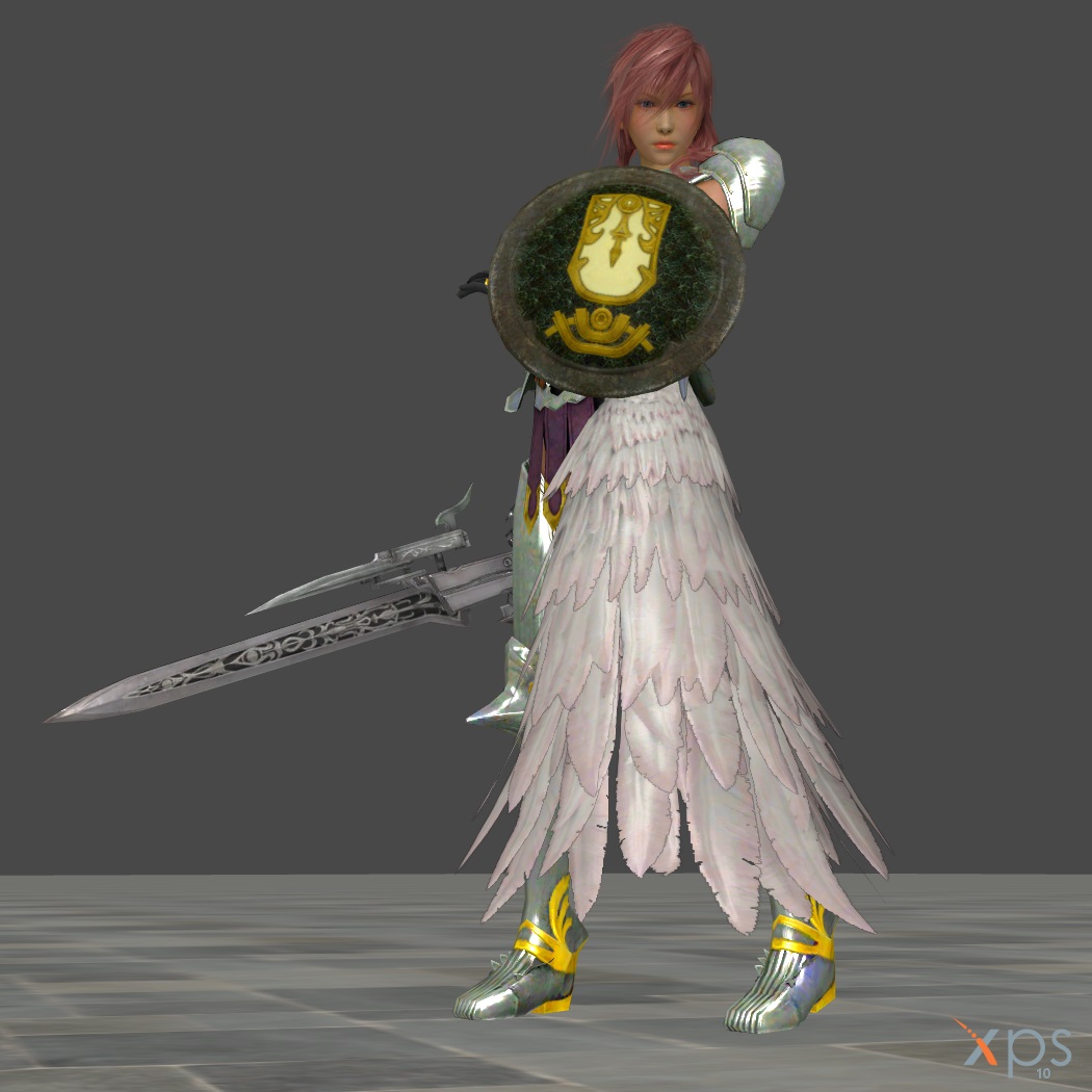 Final Fantasy XIII-2 - Lightning Battle Pose by SilverMoonCrystal on ...