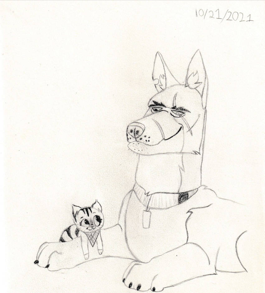 Brutus and Pixie by AlongCameSonic on DeviantArt