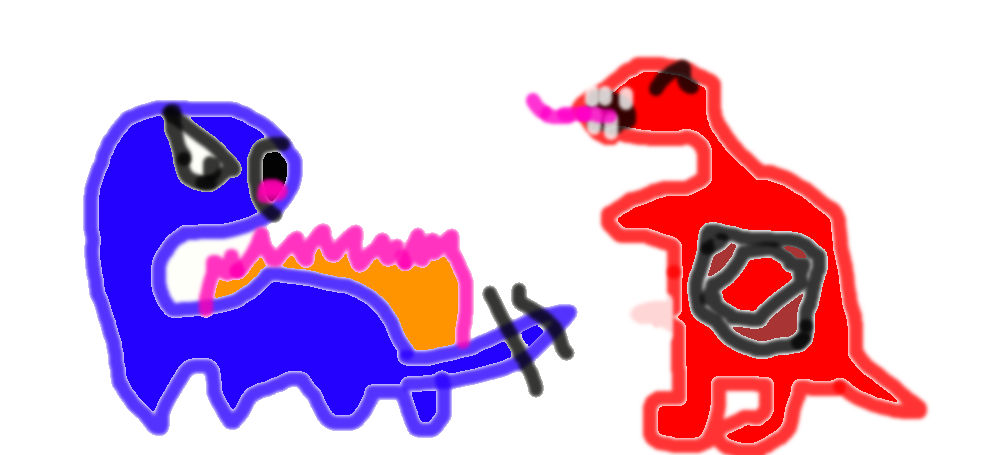 lewis loud stabs a t rex by dinosaursaremyhero on DeviantArt