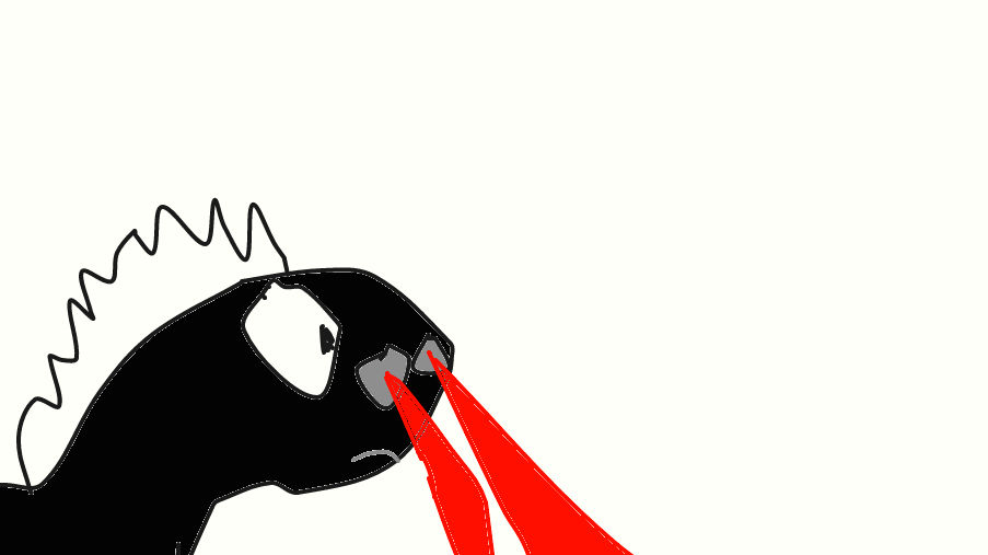 Godzilla's nosebleed by dinosaursaremyhero on DeviantArt