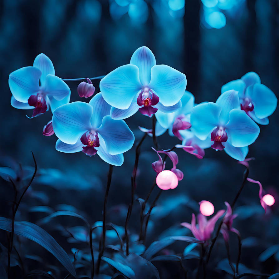 Ghost Blue Orchids by Deviantones1 on DeviantArt