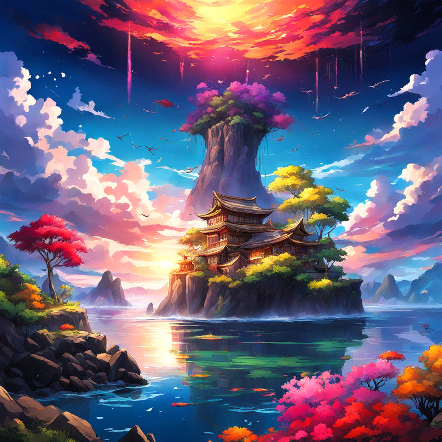 Shinto shrine by Dreamworkart on DeviantArt