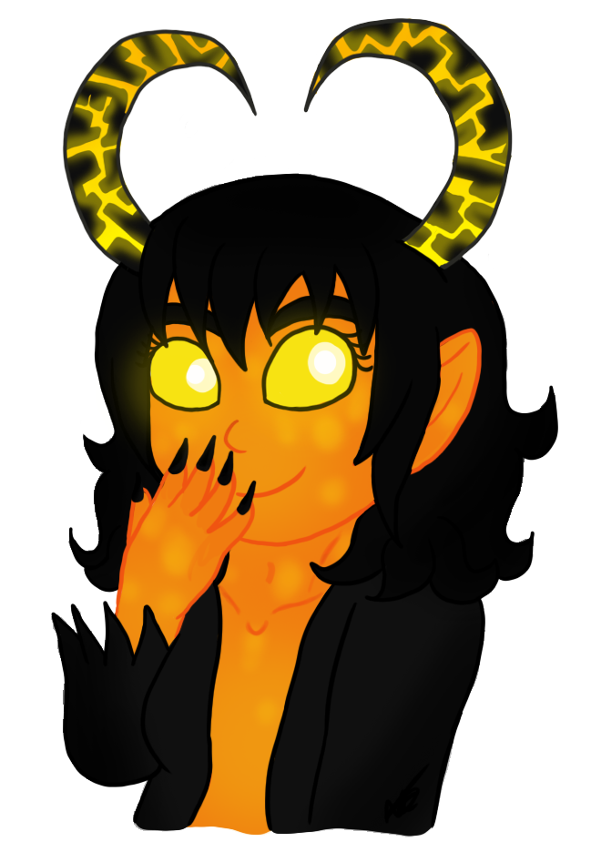 Lava demon Inari by NayaCat on DeviantArt