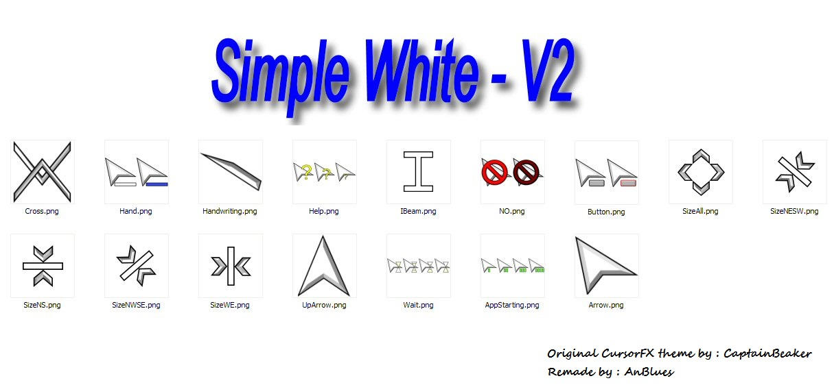Simple White V2 by AnBlues on DeviantArt