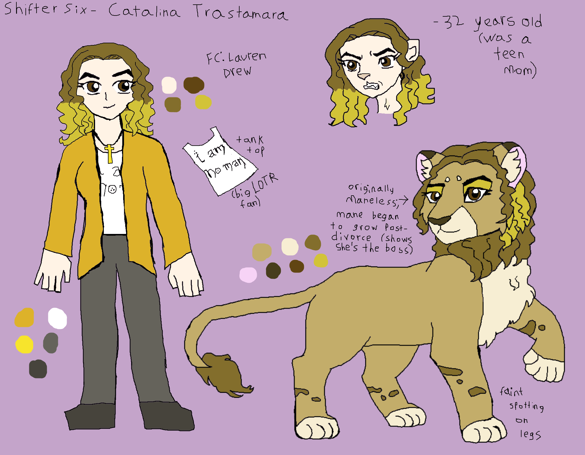 Six Shapeshifter AU- Catalina Trastamara by CaitlinSnowLeopard on ...
