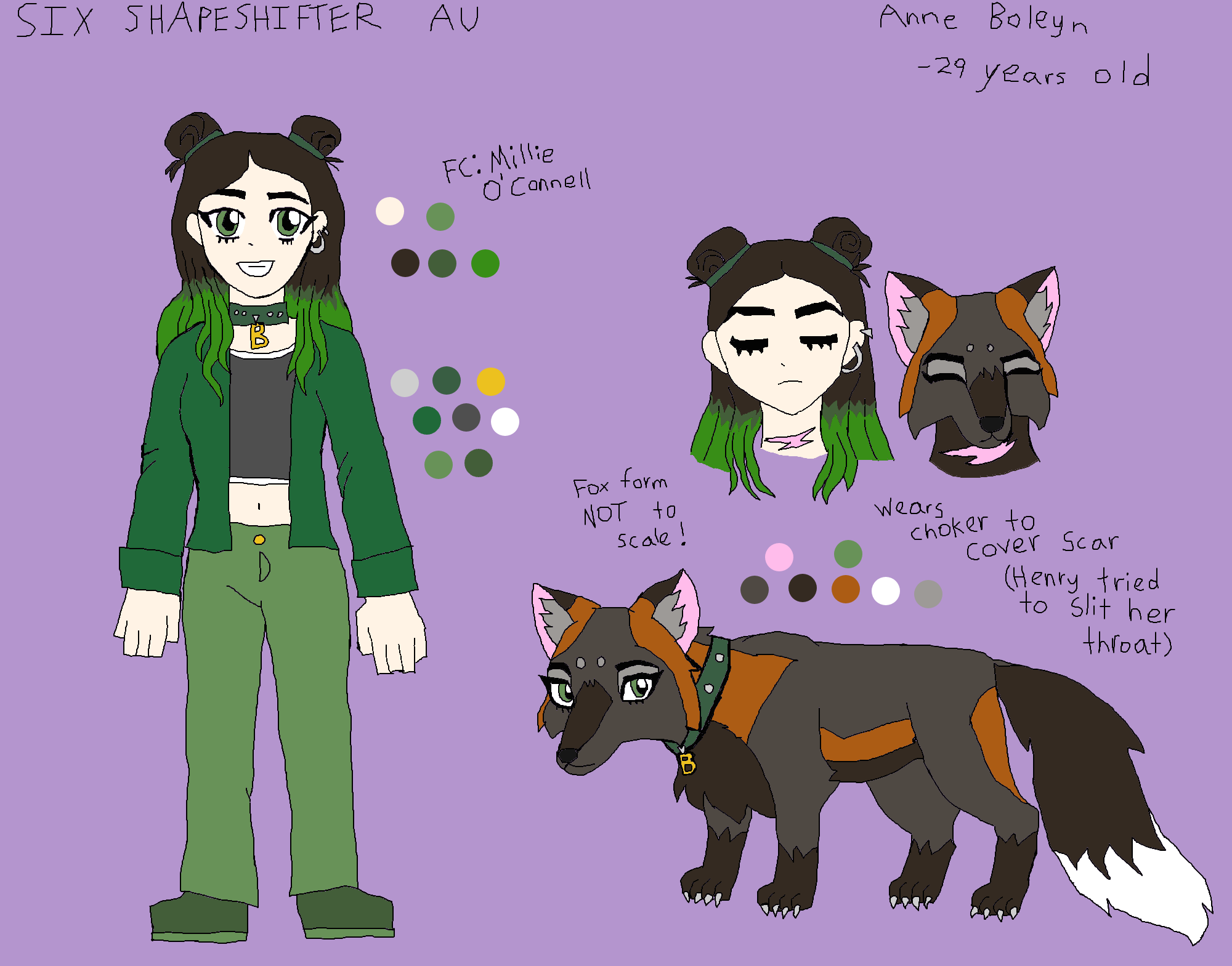 Six Shapeshifter AU- Anne Boleyn by CaitlinSnowLeopard on DeviantArt