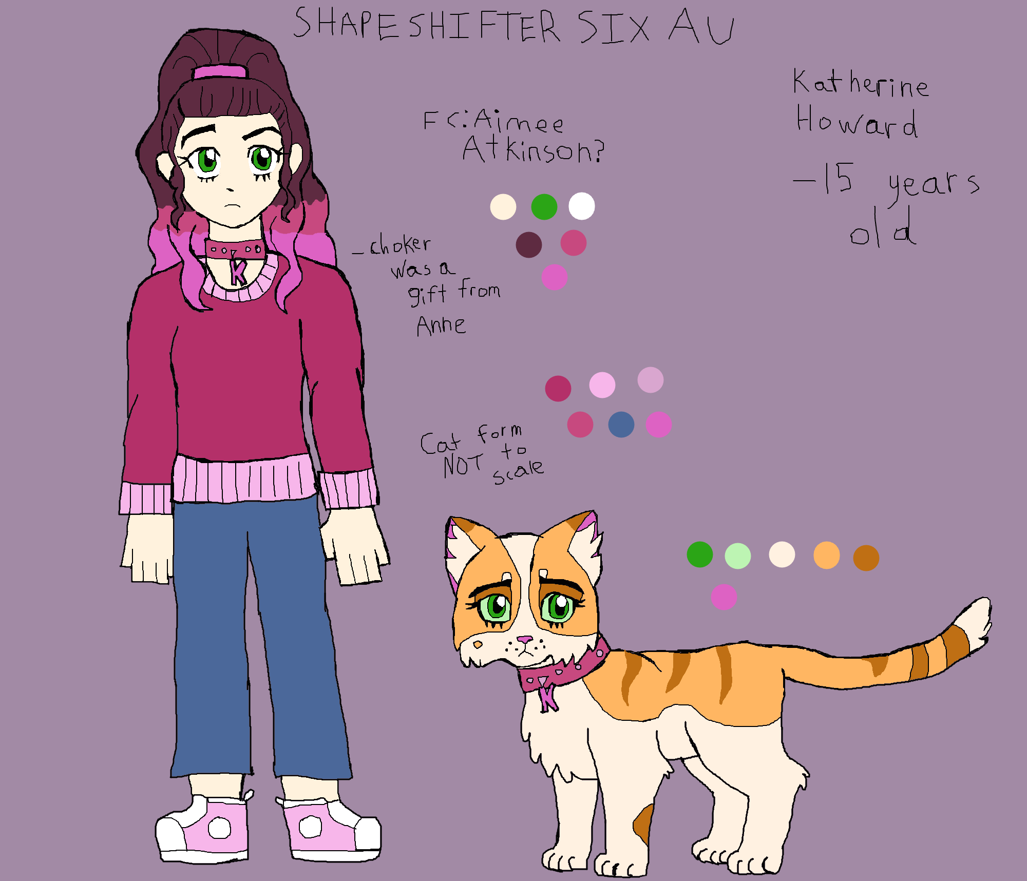 Six Shapeshifter AU- Katherine Howard by CaitlinSnowLeopard on DeviantArt