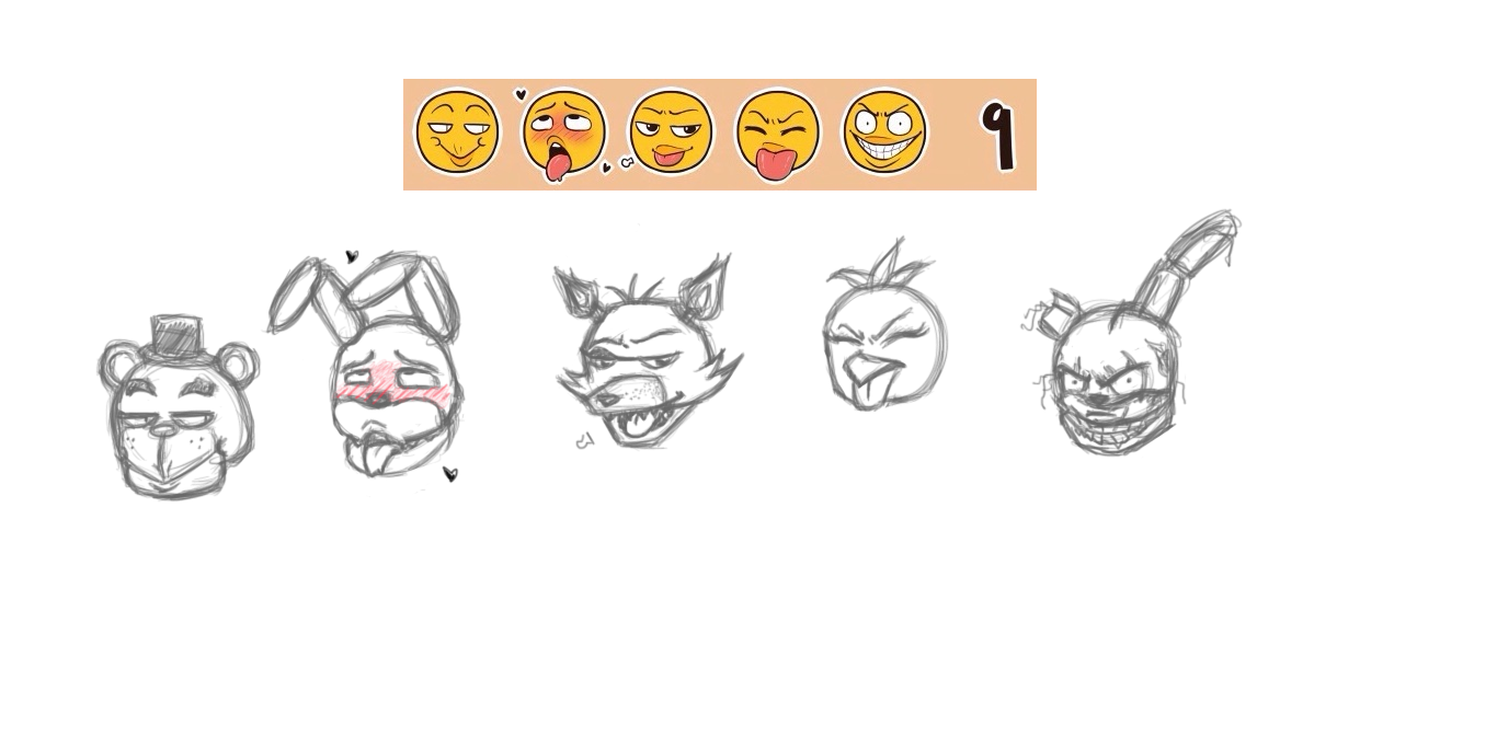 Fnaf Emojis by Jazzy-Bunny on DeviantArt