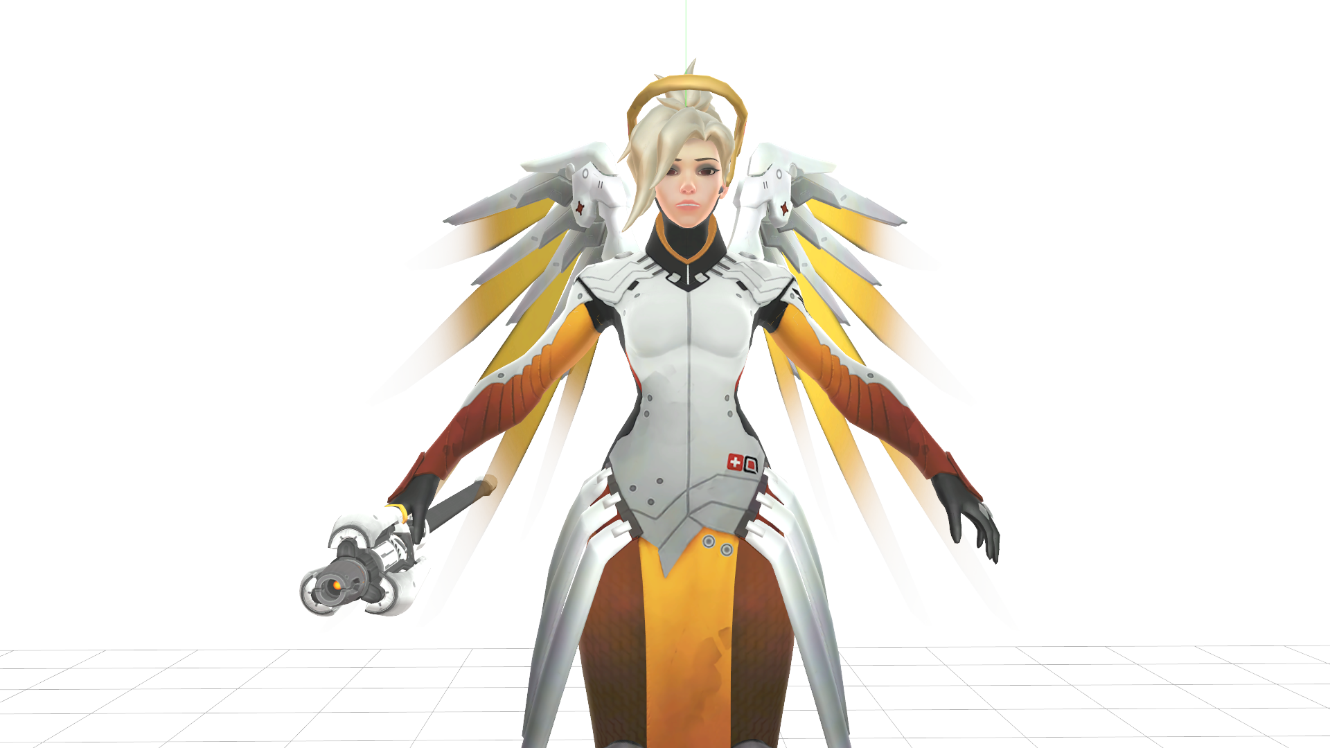 MMD Overwatch Mercy by RheaGwyndolin on DeviantArt