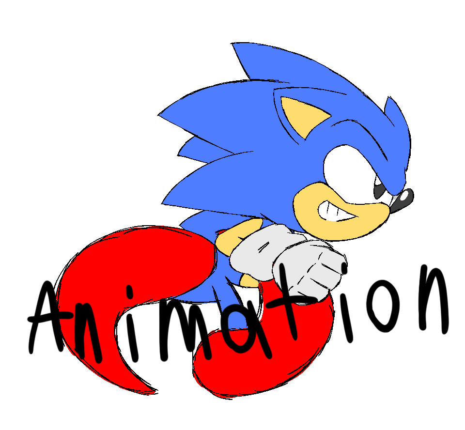 Sonic run Animation by Drawn-by-AJ on DeviantArt