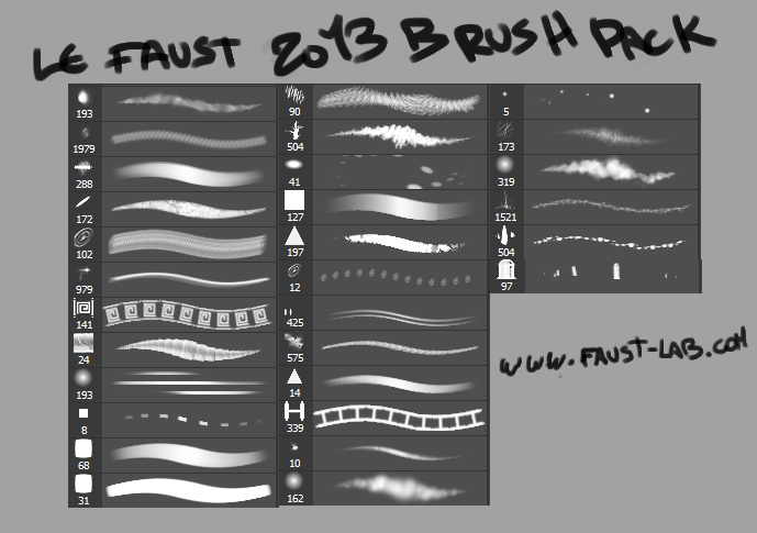 Brushes 2013 by faust8 on DeviantArt