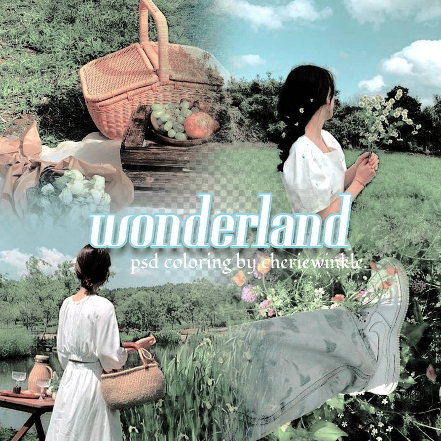 PSD COLORING #2: WONDERLAND by cheriewinkle on DeviantArt