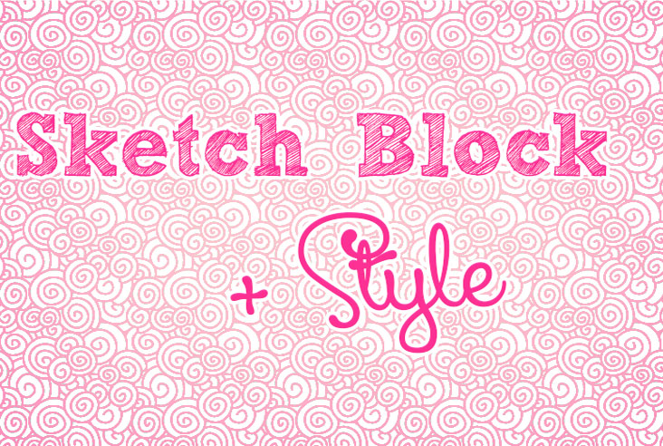 Font Sketch Block + Style pedido por ~RebelHipsta by Pinkloving on ...