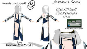 [MMD] Assassins Cloak/Jacket/Coat/ 2.0 by HeroAtTheCraft on DeviantArt