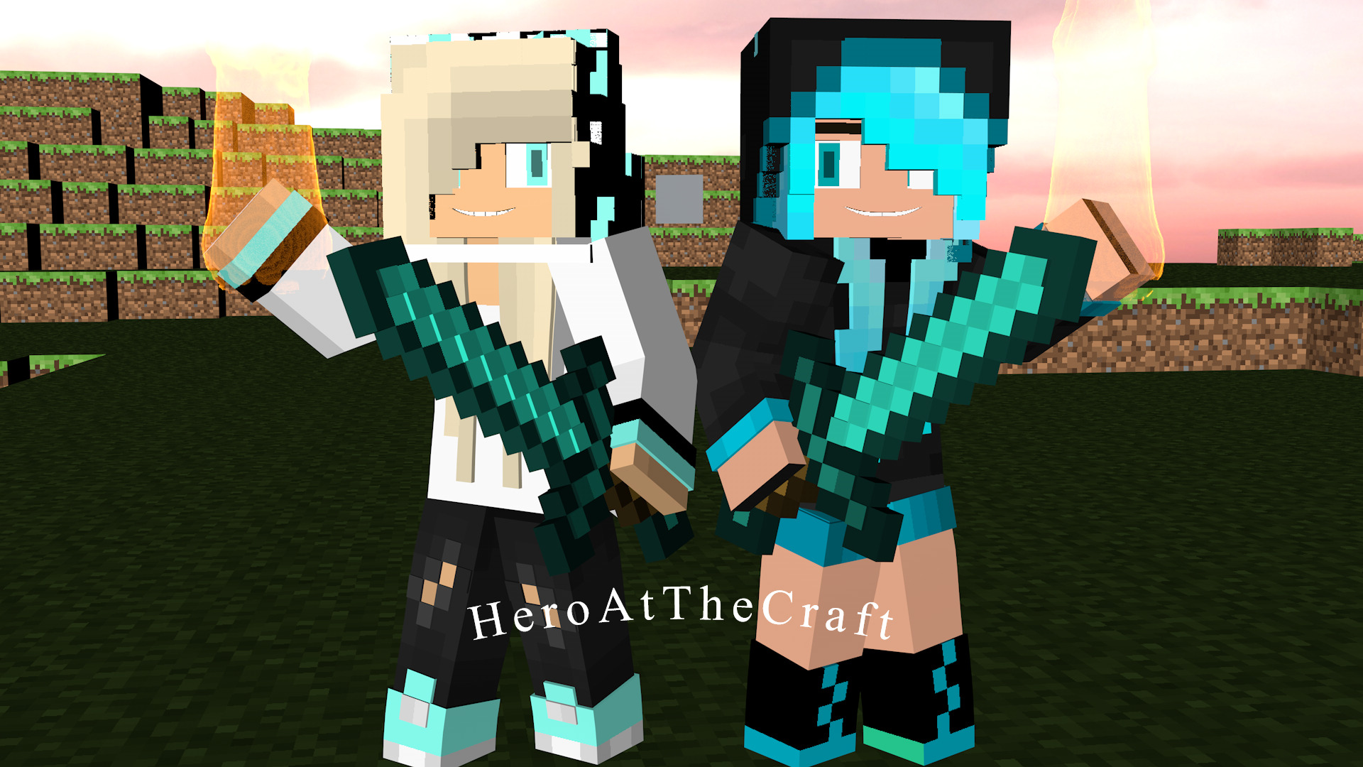 [Minecraft Cinema 4D] Rig Download - Mela (right) by HeroAtTheCraft on ...