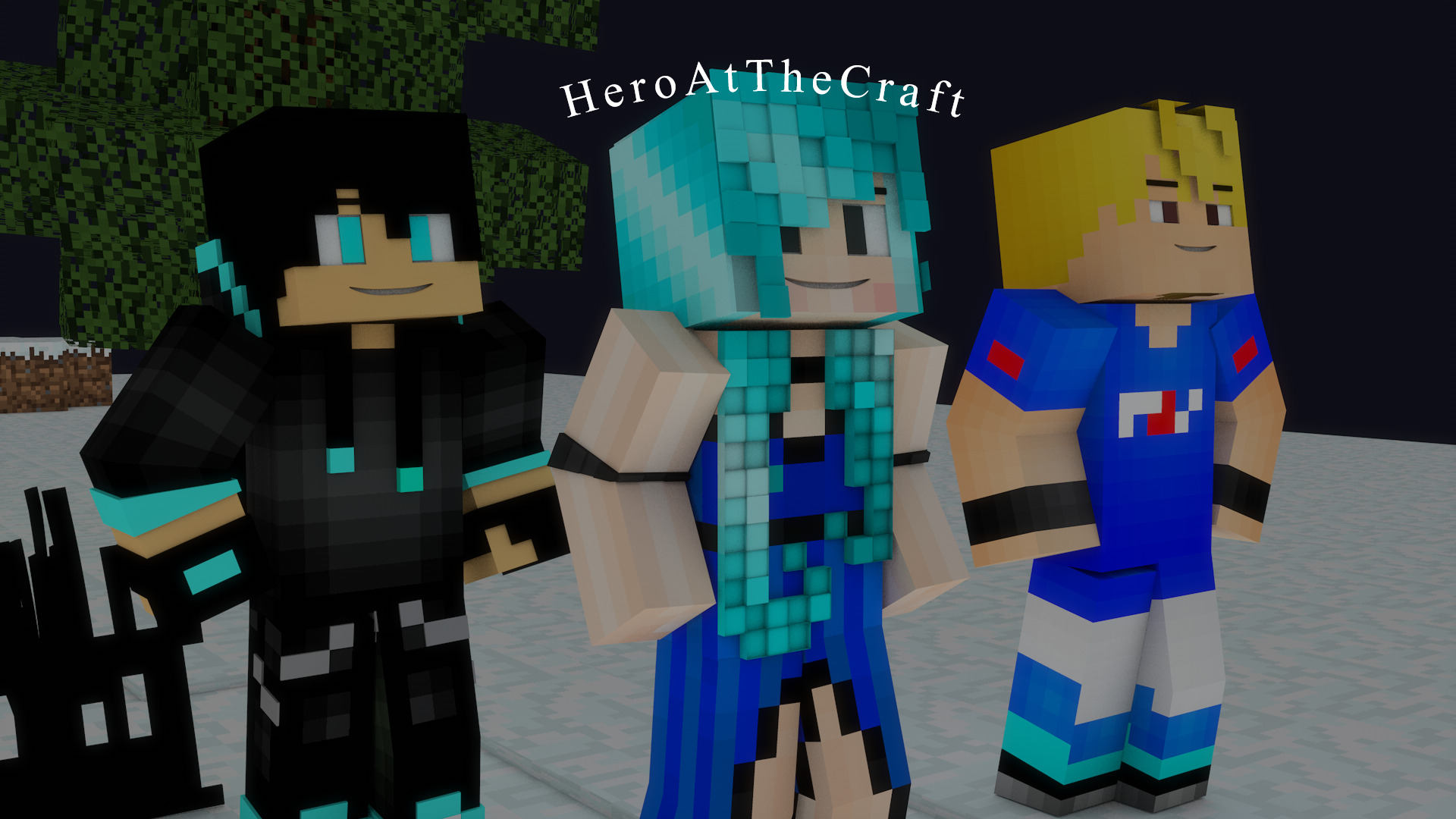 [Minecraft Cinema 4D] Rig Download - Sky(middle) by HeroAtTheCraft on ...