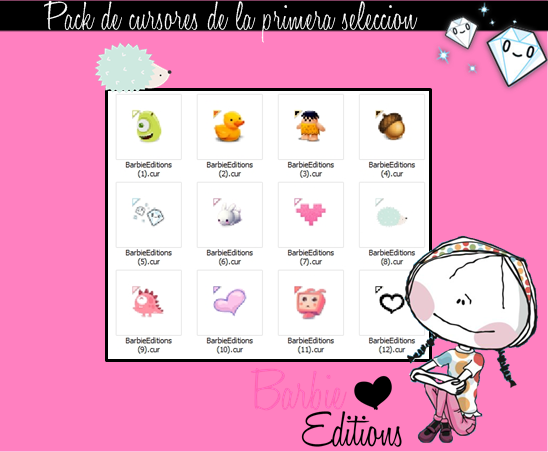 Pack de Cursores de la normal Seleccion by BarbieEditionsYT on DeviantArt