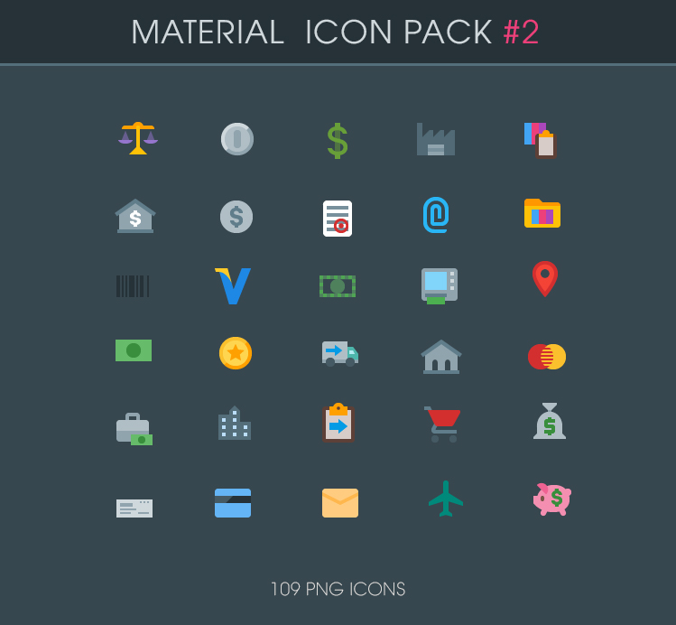 .: Accounting - Material icons :. by DigitalConnection on DeviantArt