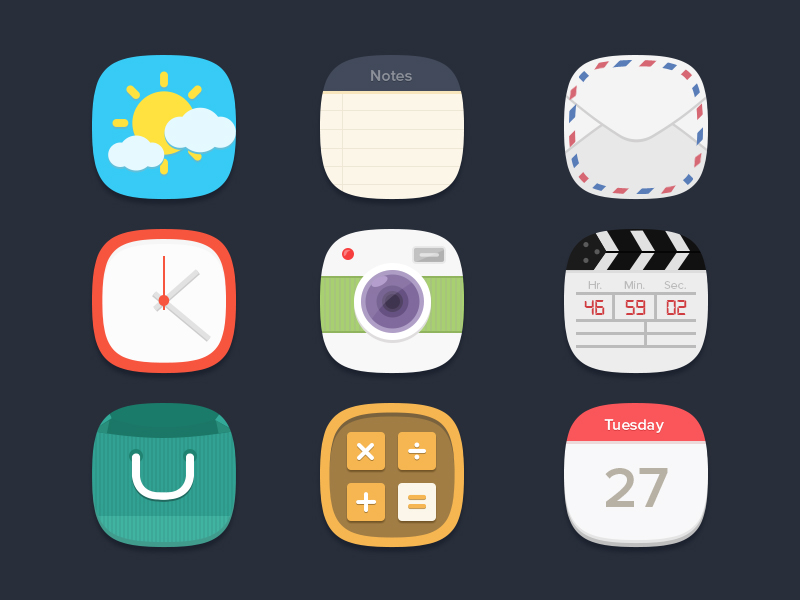 .: Flat Icons PSD :. by DigitalConnection on DeviantArt
