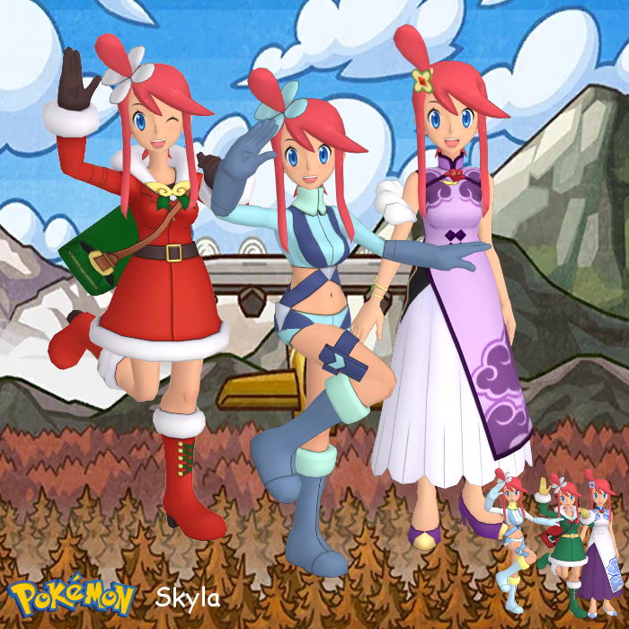 Skyla (Pokemon Masters) (XPS/MMD) DL by MysteryArt901 on DeviantArt
