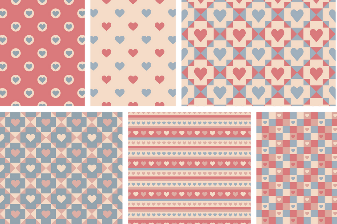 FREE 36 Seamless Rustic Heart Photoshop Patterns by hodgepodgemafia on ...