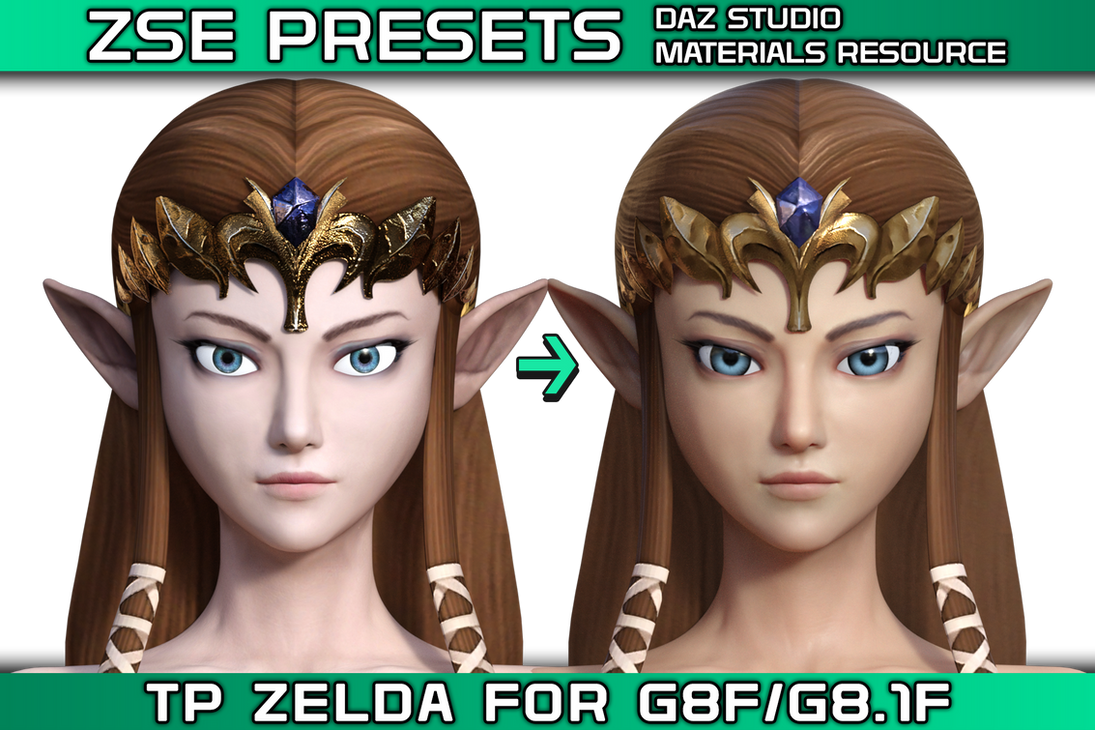 ZSE Materials Presets: TP Zelda G8F by ZetaSaint on DeviantArt