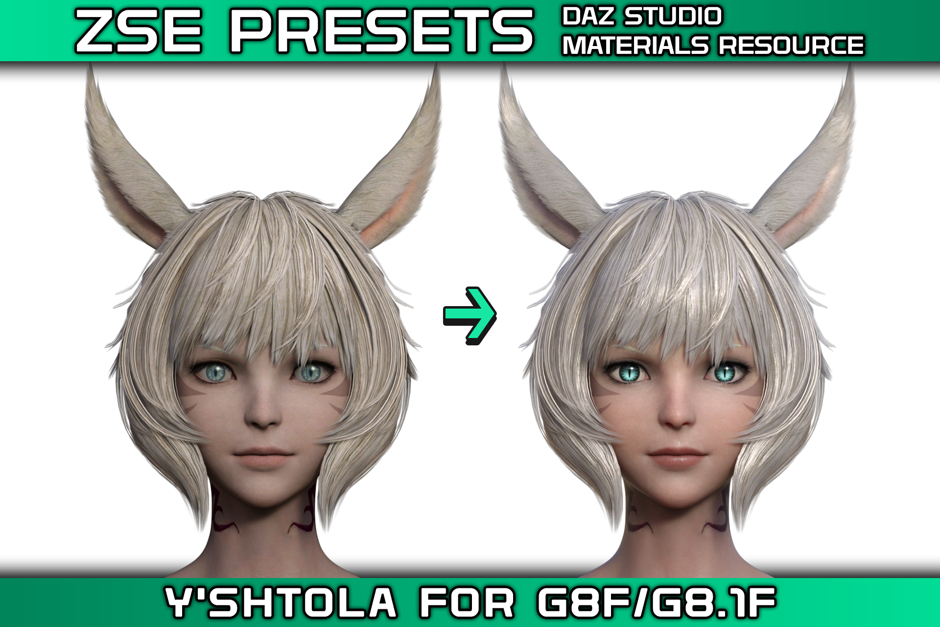 ZSE Materials Presets: Y'shtola Rhul G8F by ZetaSaint on DeviantArt