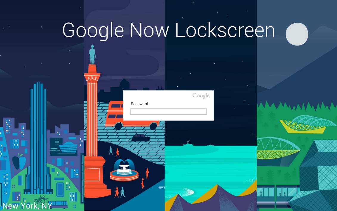 Google Now Lockscreen by ScoobSTi on DeviantArt