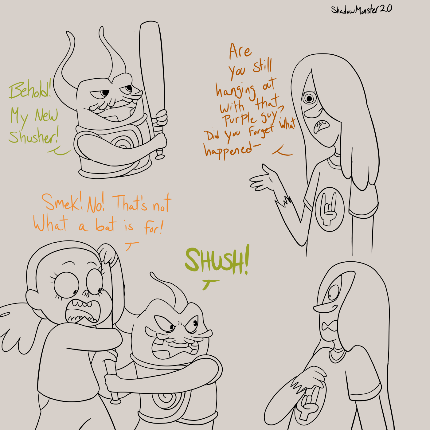 New Shusher by ShadowMonster20 on DeviantArt