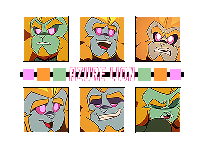 Icon Pack: Azure Lion by rubesbustin on DeviantArt