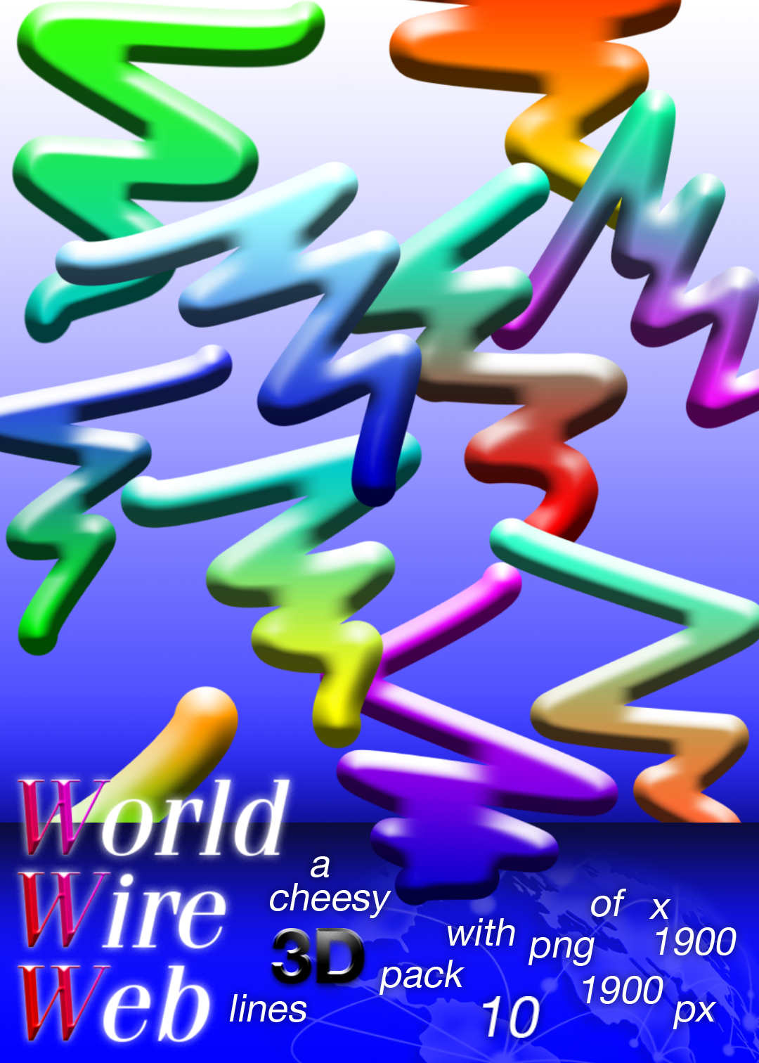 Word Wire Web - a Cheesy 3D Lines Pack for Net Art by louann1812 on ...