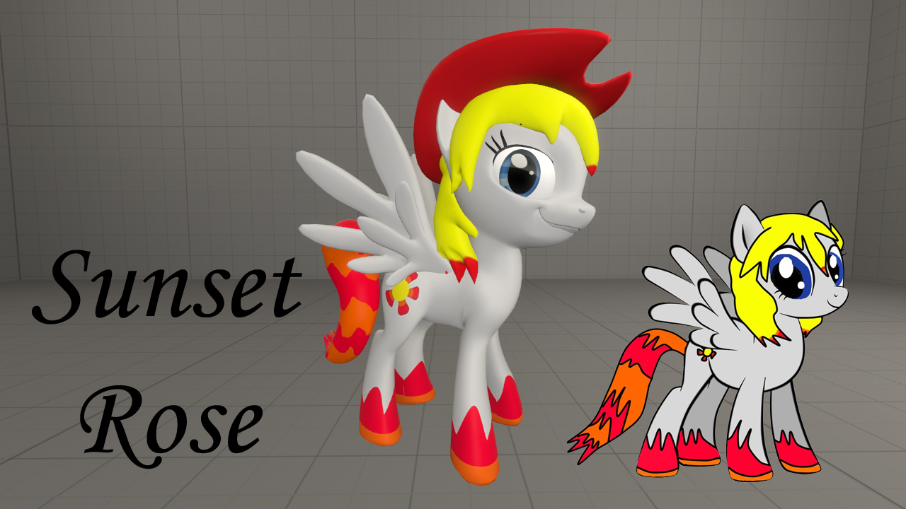 Sunset Rose (OC Request DL) by Fauna-Joy on DeviantArt