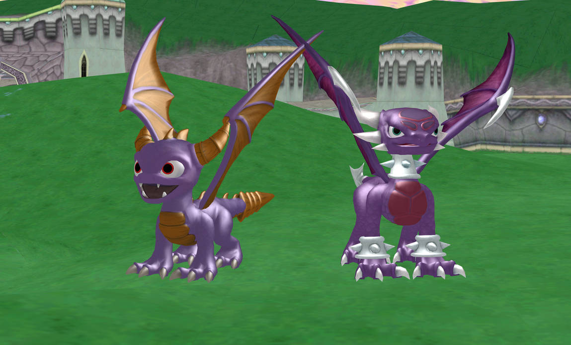 (MMD Model) Spyro and Cynder Imaginators Download by ...