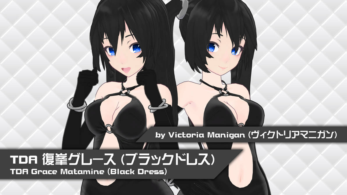 [MMD R18 DL] TDA Grace Matamine (Black Dress) by viancys0913 on DeviantArt
