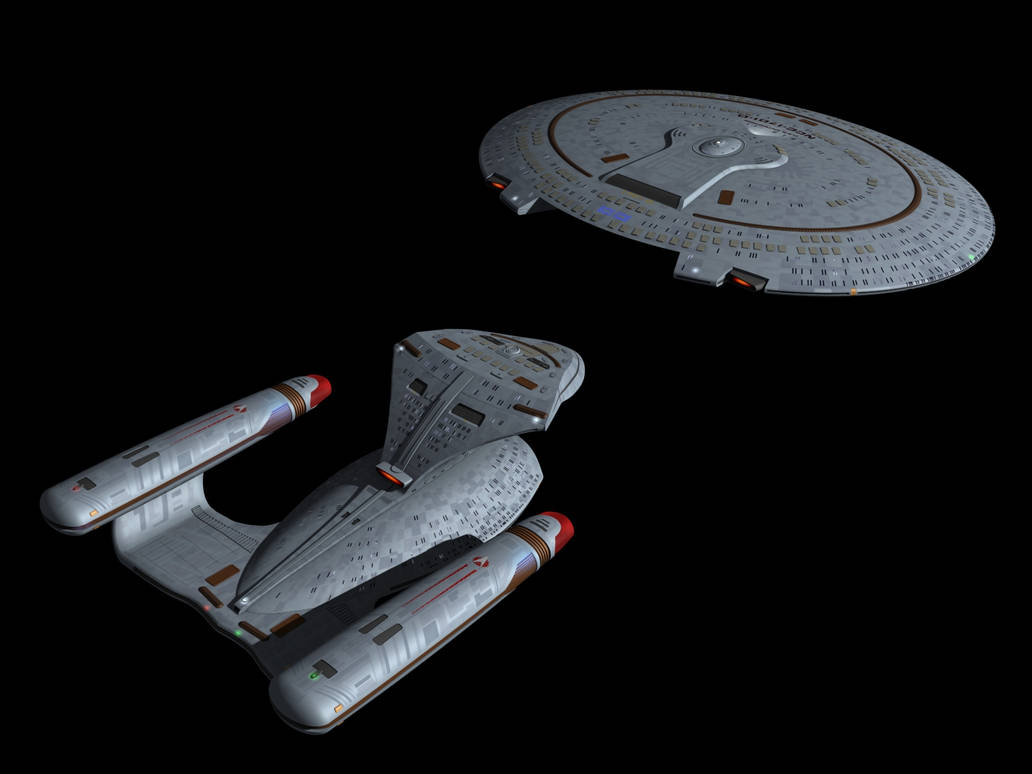 Enterprise-D separable by metlesitsfleetyards on DeviantArt