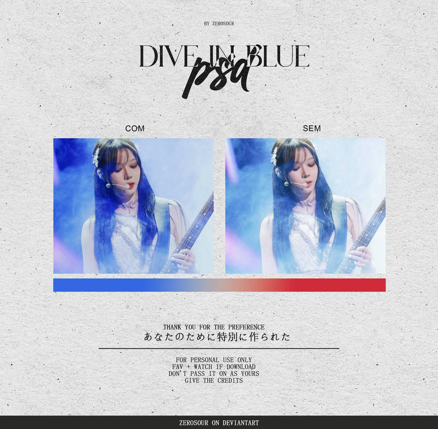 + DIVE IN BLUE + ( PSD ) by zerosour on DeviantArt