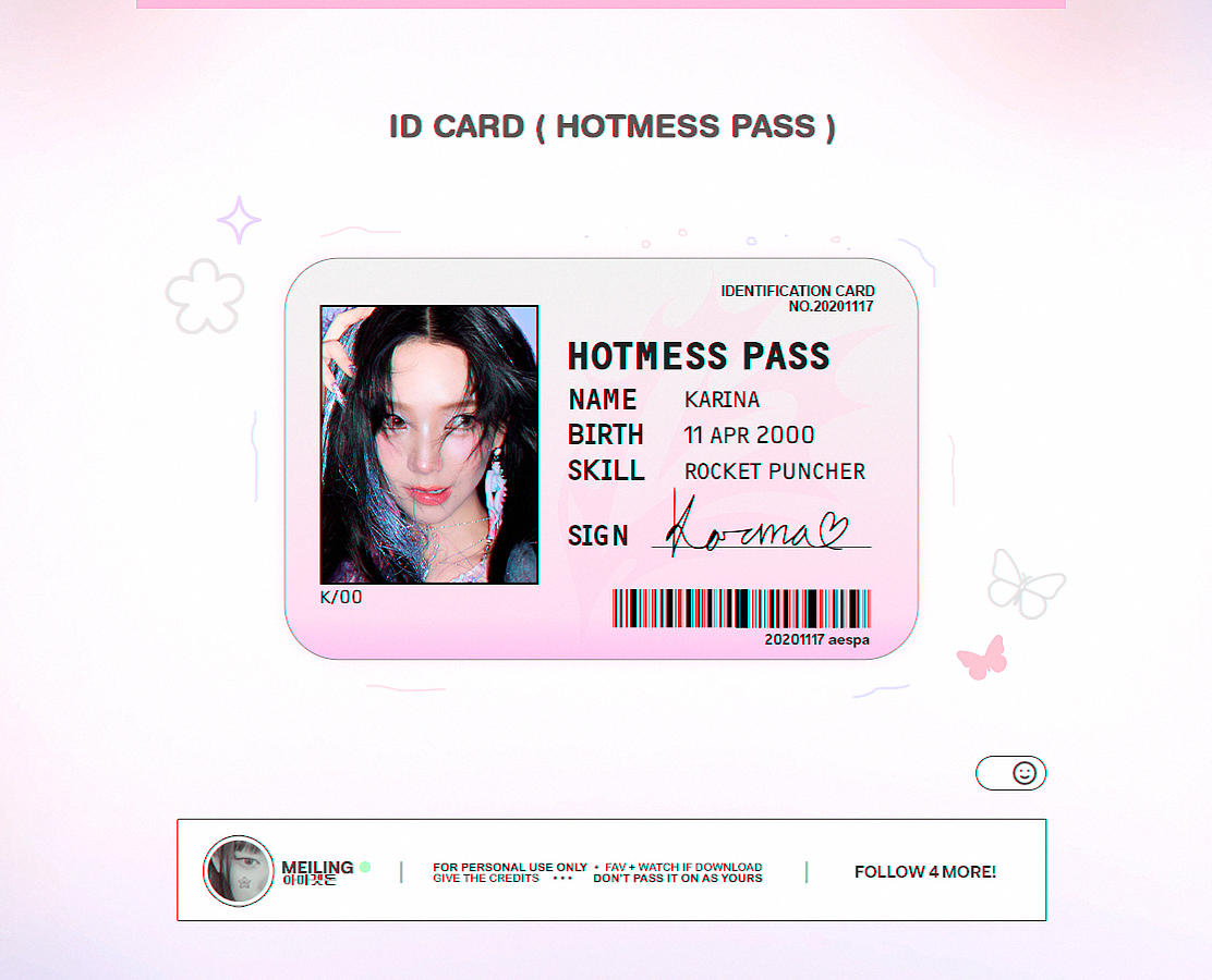 TEMPLATE * ID CARD ( HOTMESS PASS ) by zerosour on DeviantArt