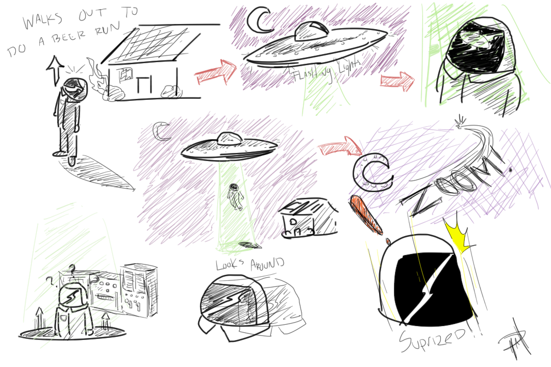 Alien storyboard by doodlemonster3000 on DeviantArt