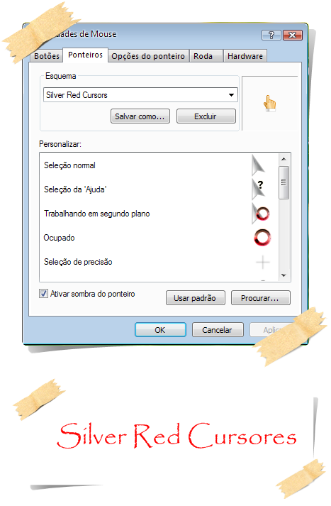 Silver Red Cursors by augustodeskmod on DeviantArt