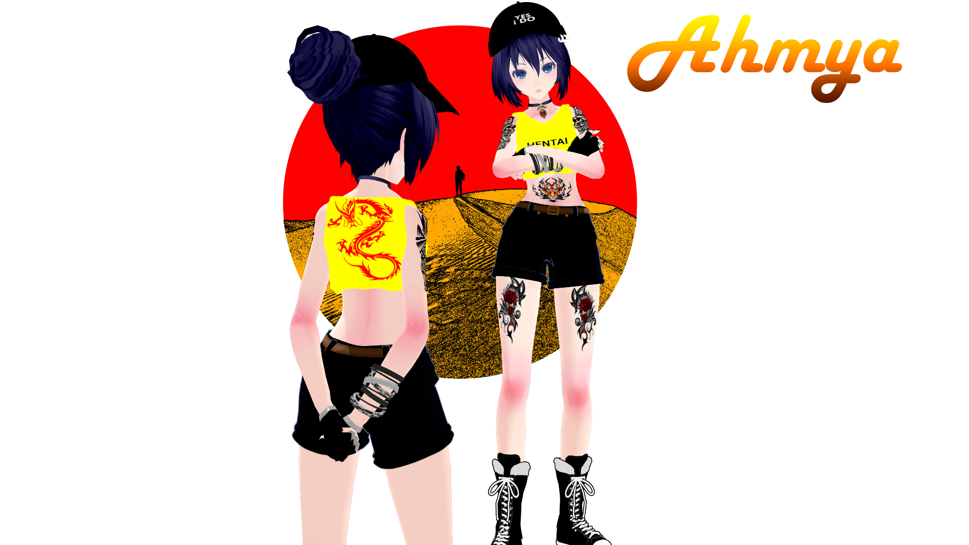 [MMD] TDA Ahmya - 7k views on YTB Gift by TheDeMoon on DeviantArt