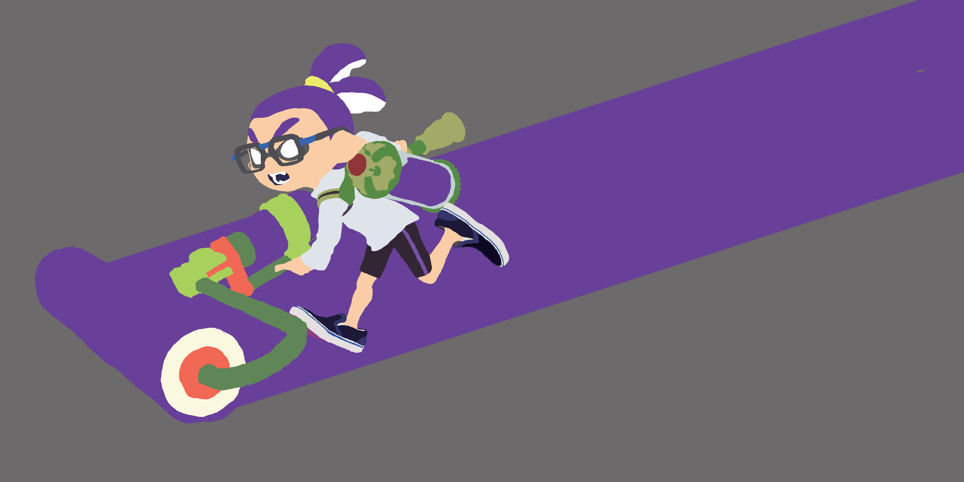 Splatoon Roller by DexFord on DeviantArt