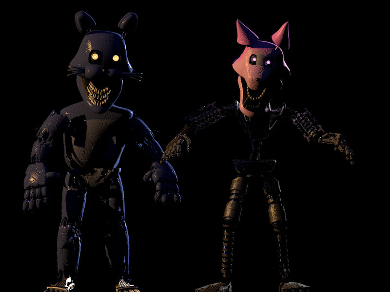 Monster Candy And Monster Cindy [FNAC4] by adam1678ksn on DeviantArt