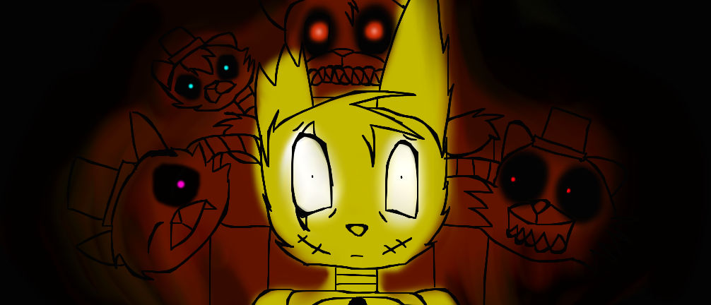 Nightmare and Springtrap by randomwolfdragon on DeviantArt