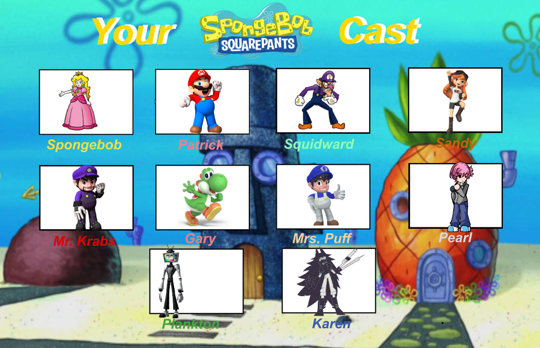 My Spongebob Squarepants cast by Thegreatcreator35 on DeviantArt