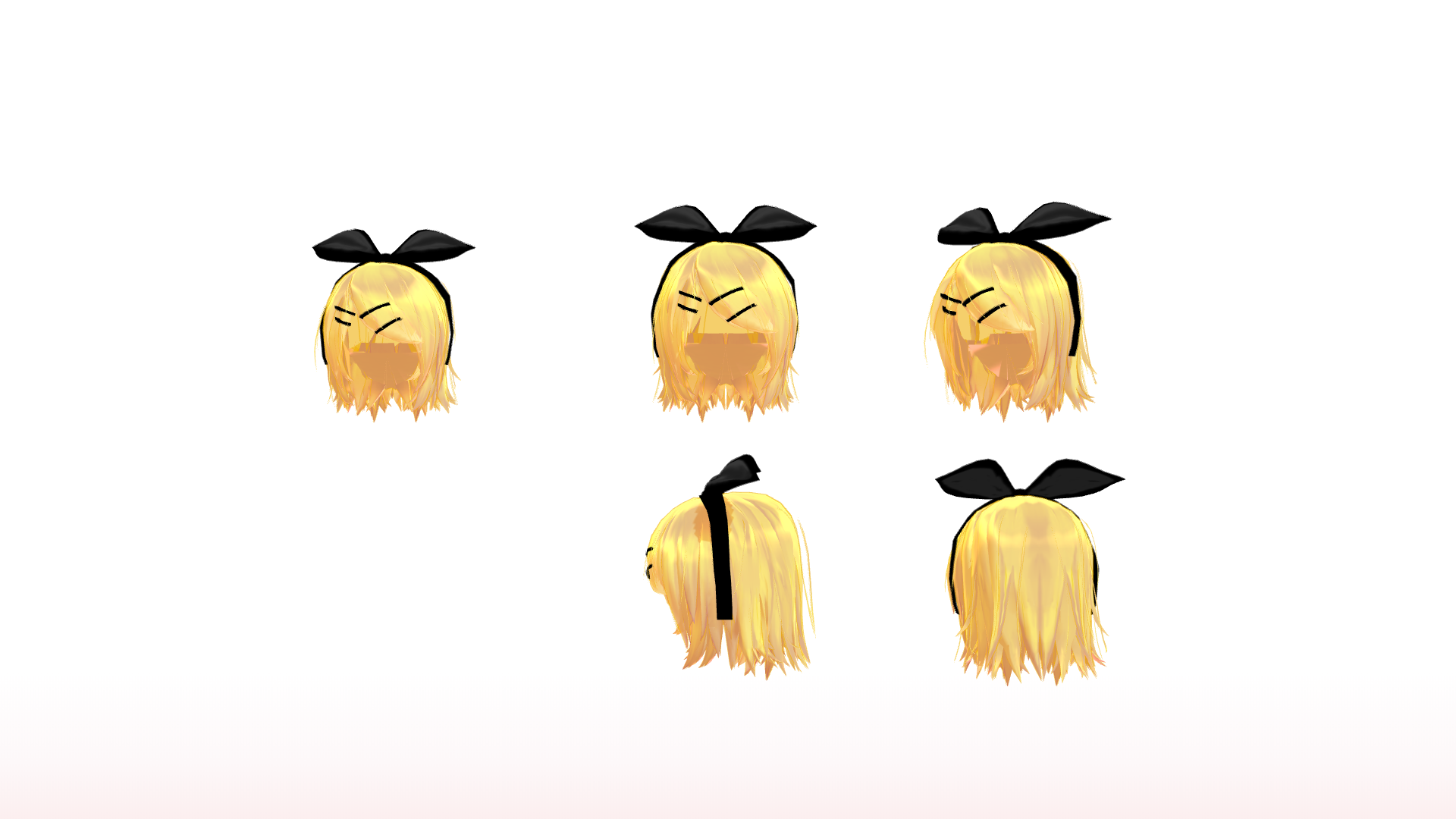 MMD TDA Rin Hair by MacaronTeaBabyTearse on DeviantArt