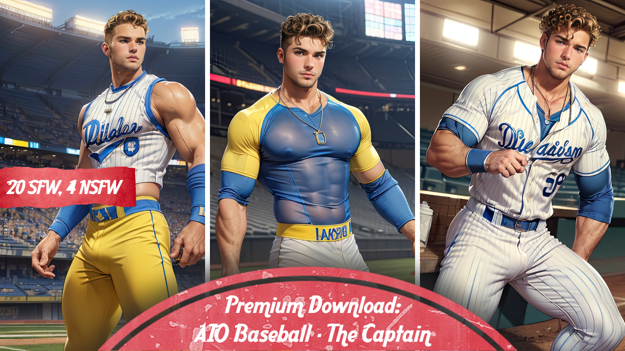 AIO Sports Model The Captain Is a Baseball HUNK by AdonisIOArt on DeviantArt