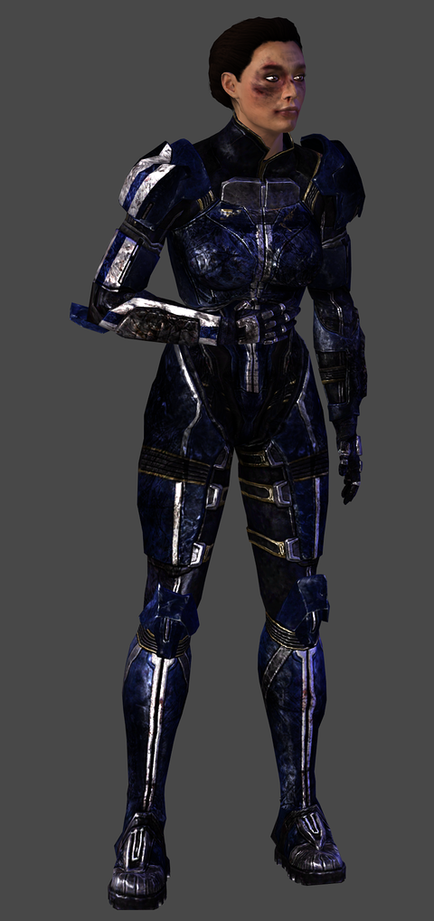 Mass Effect - Ashley Armor (Damaged) DL by TheRaiderInside on DeviantArt