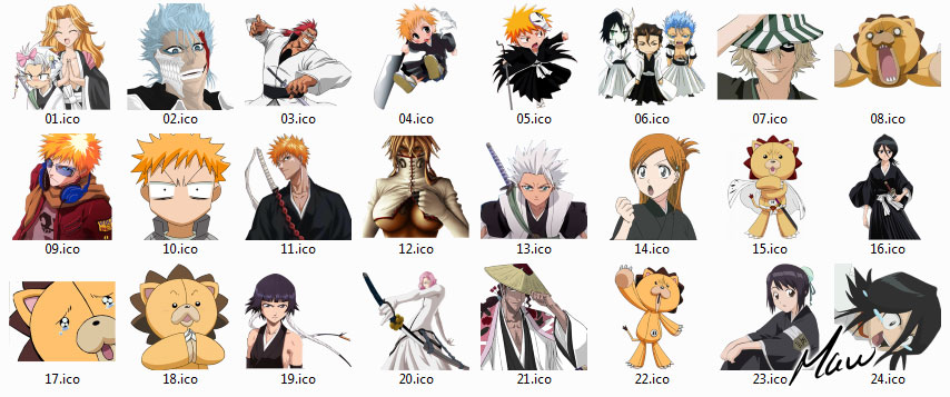 Bleach Icons Pack by MawsCM on DeviantArt