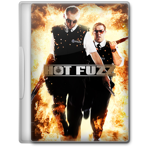 Hot Fuzz (2007) Movie DVD Icon by A-Jaded-Smithy on DeviantArt